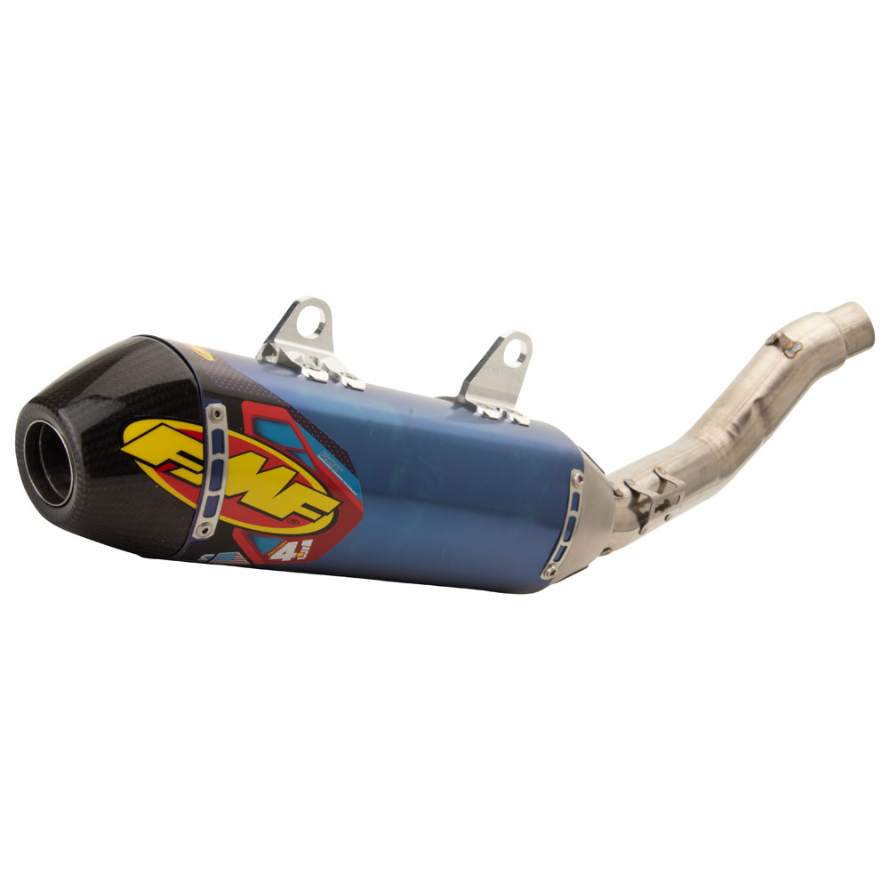 FMF Factory 4.1 RCT Titanium Silencer Carbon Cap GASGAS EX 250F 2024 ...