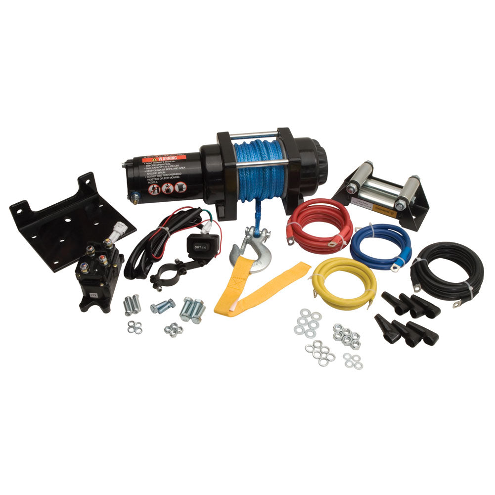 Tusk Winch with Synthetic Rope and Mount Plate Yamaha Wolverine X2 2018 ...