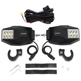 Tusk UTV LED Side View Mirrors 1 3/4" - 1 7/8" Textron 2018-2019