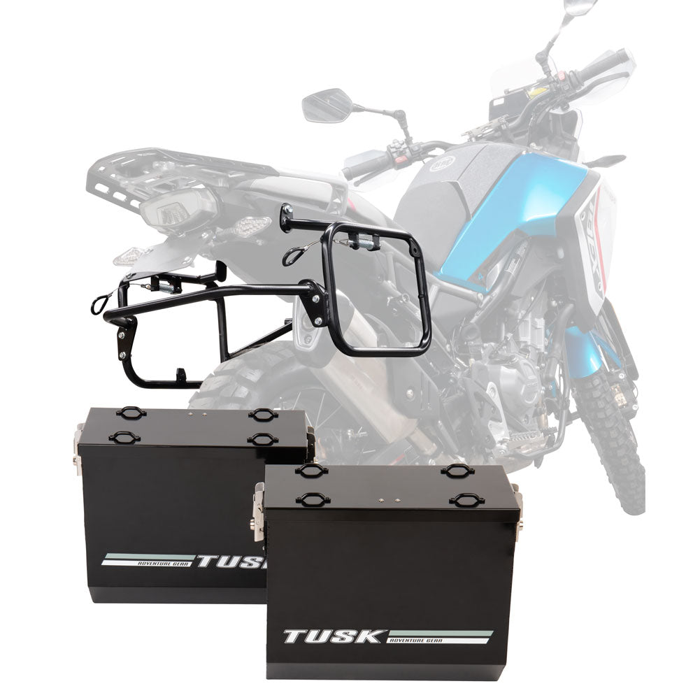 Tusk Aluminum Panniers with Pannier Racks V2 Large CFMOTO IBEX 450 202